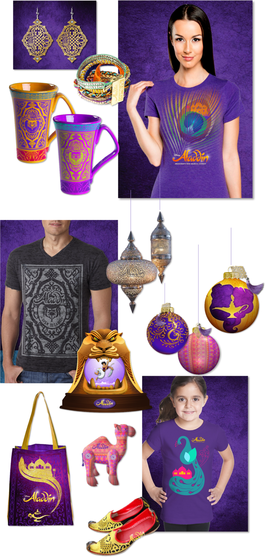 Key Art & Merchandising for Aladdin on Broadway | StyleWorks