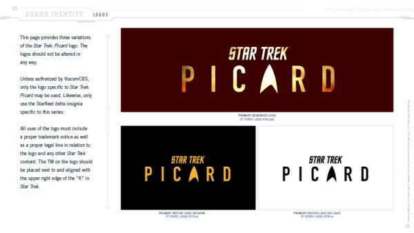 Brand Assets for Star Trek: Picard Licensing | StyleWorks Creative