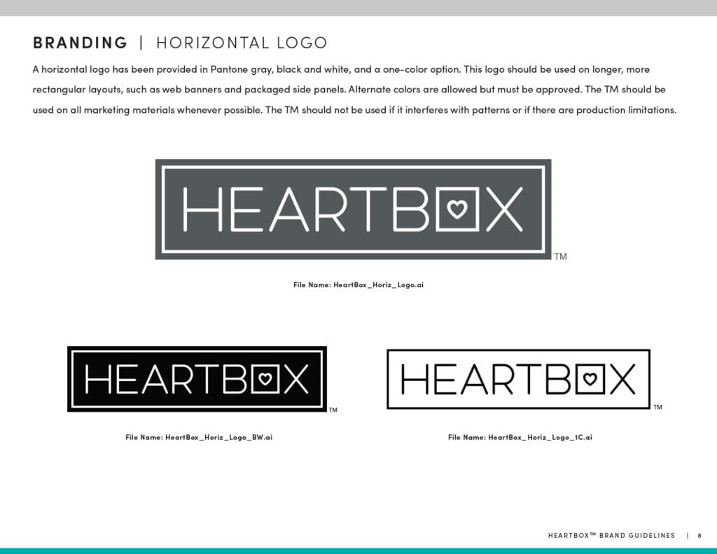 Marketing Design & Brand Identity for HeartBox | StyleWorks