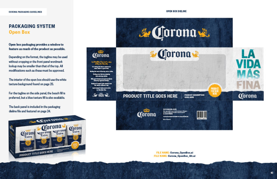 Trade Dress for Corona Packaging | StyleWorks Creative