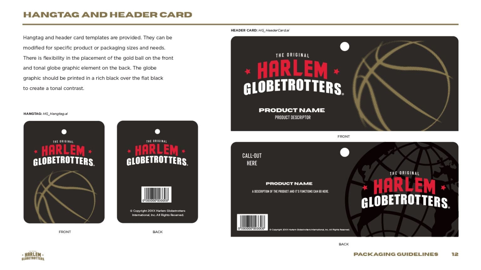 Harlem Globetrotters Licensing Style Guide | StyleWorks Creative